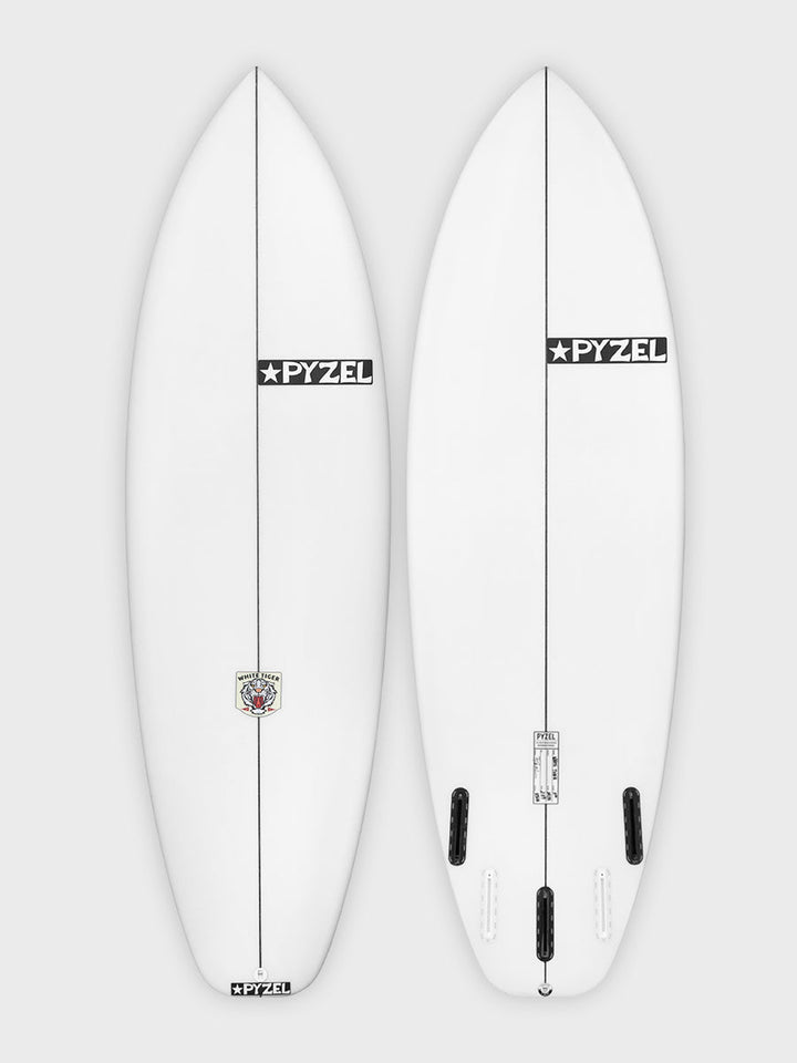 Pyzel PU White Tiger - 5 Fin